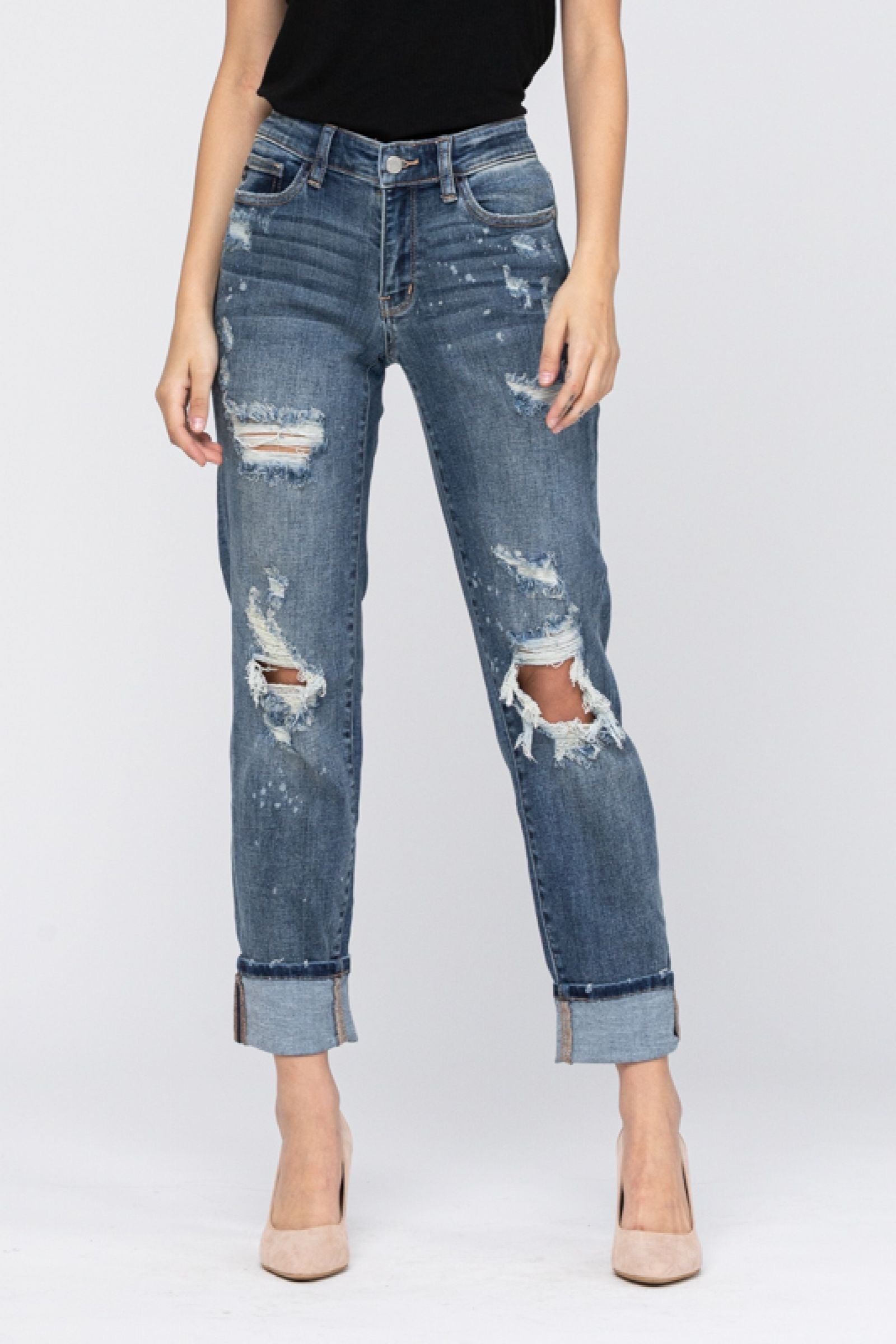 82363 Giselle Beach Splash Boyfriend Judy Blue Jeans – True 82363 Giselle Beach Splash Boyfriend Judy Blue Jeans – True